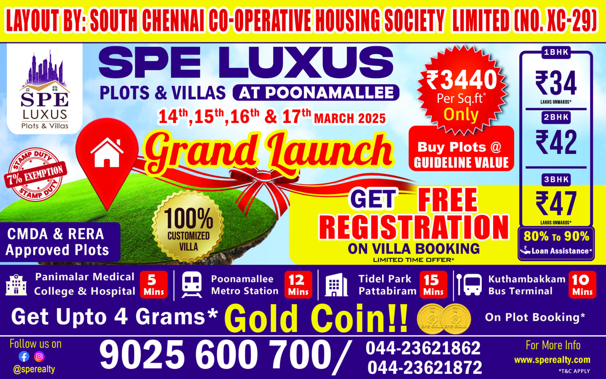 SPE Homes Pvt Ltd - Leading property developers in and around Chennai.